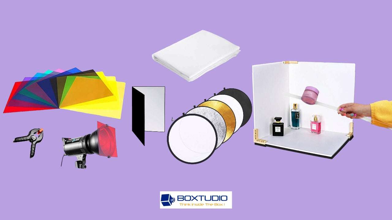 3 in 1 PREMIUM Light Reflector For Product,food,jewellery Photography – BOXTUDIO®