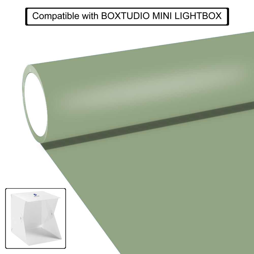 WATERPROOF PVC PHOTOGRAPHY BACKDROP OLIVE AND WHITE 2 IN 1 – BOXTUDIO®