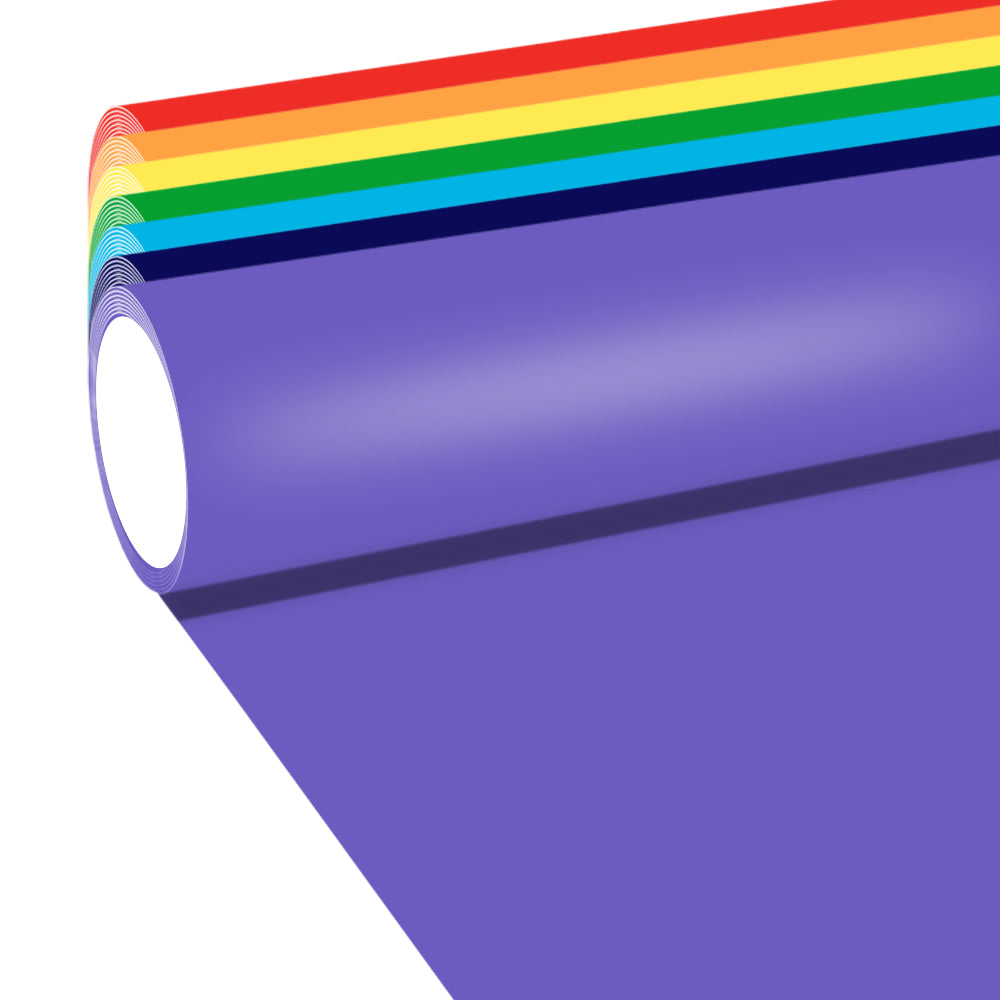 WATERPROOF PVC PHOTOGRAPHY BACKDROP VIBGYOR COLOURS Pack of 7 – BOXTUDIO®