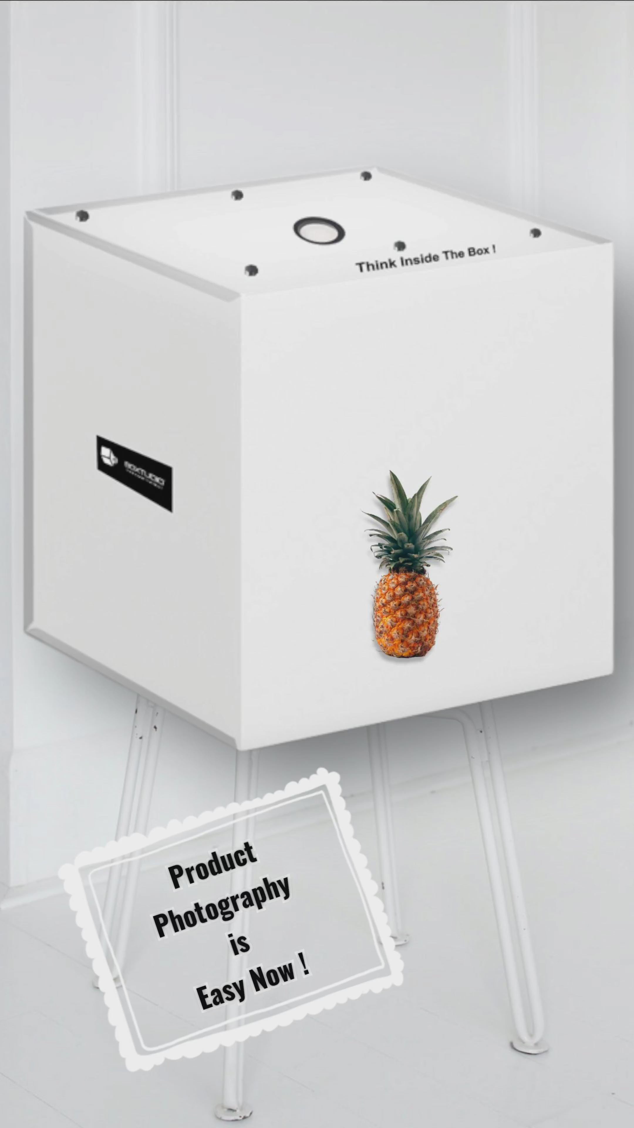 BOXTUDIO® 3X3 Professional Photo LightBox for Product Photography - Li